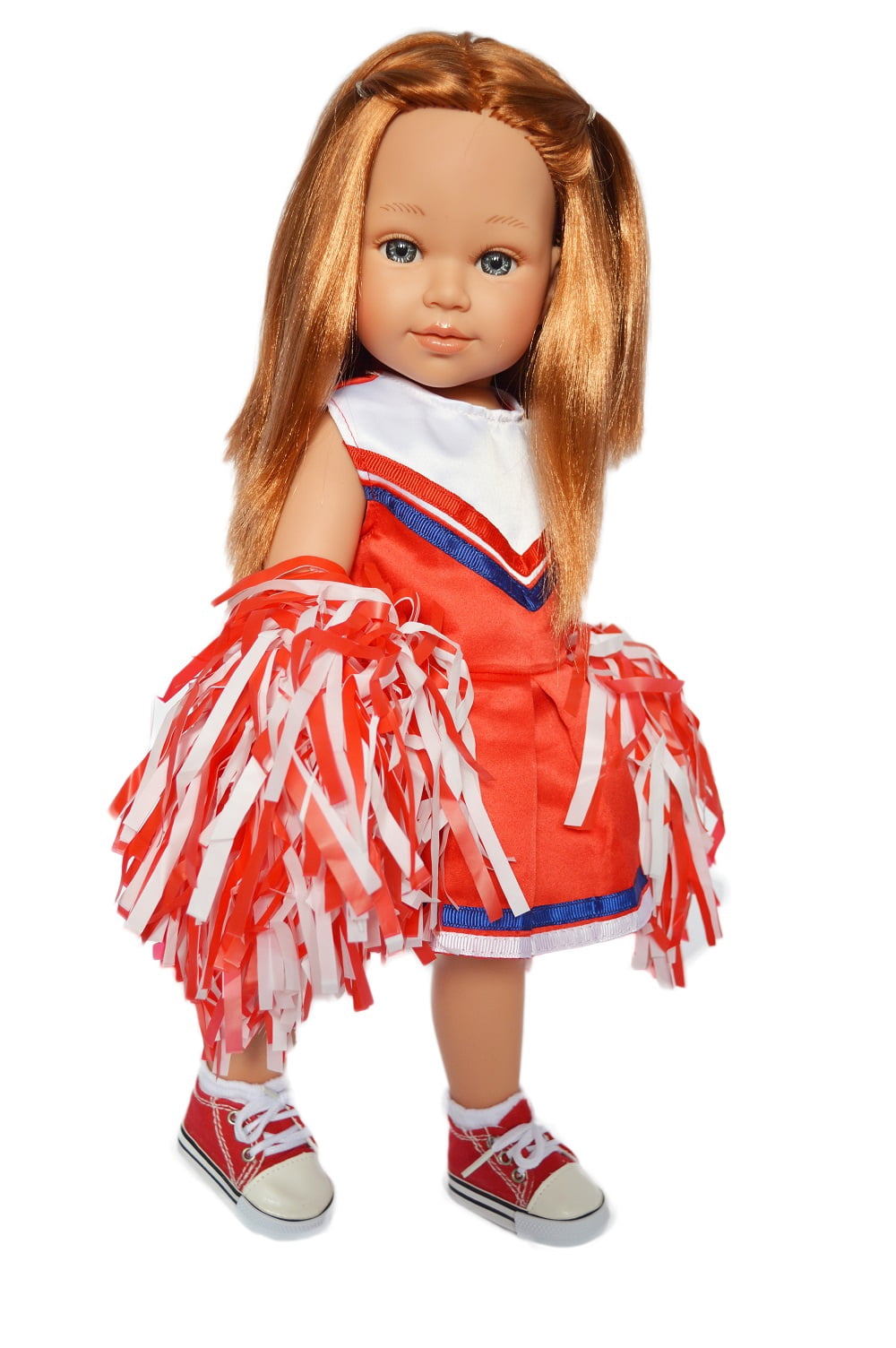 Red Cheerleader Outfit Fits 18 Inch Dolls - Walmart.com