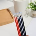 Farfi 20Pcs Gel Pen Refills Red/Black/Blue Clear Ink Even Output Quick ...