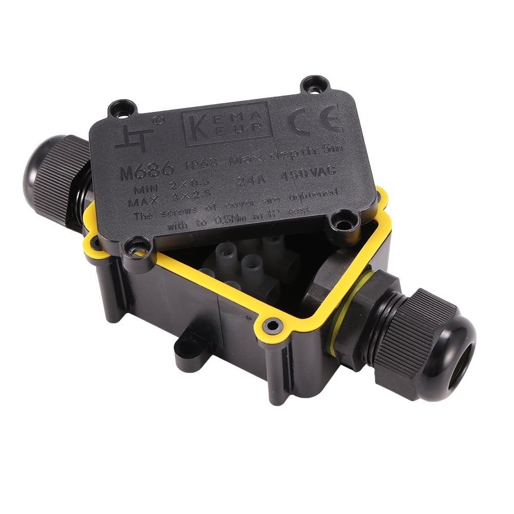 Waterproof Junction Box Electrical Cable Connector Outdoor IP68 ...