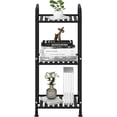 3 Tier Narrow Bathroom Shelving Unit, Kitchen Storage Rack Organizer ...