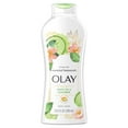 Olay Essential Botanicals Body Wash, 23.6 fl oz, Pack of 3, Various ...