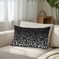 Black Ombre Leopard King Size Pillow Cover, Pillowcase Protectors with ...