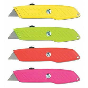 COSCO Jiffi-Cutter Compact Utility Knife w/Retractable Blade, 12/Box ...