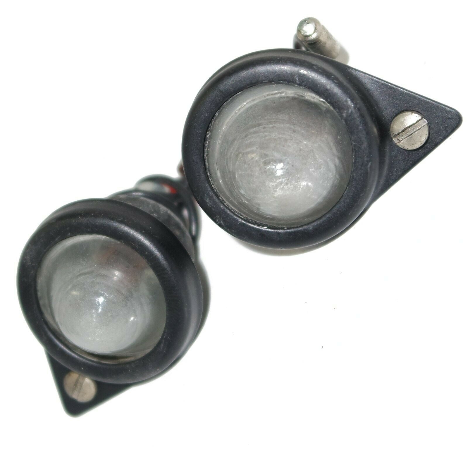 Fits Royal Enfield Bullet Frosted Pilot Light 12V With Black Rims & 2W ...