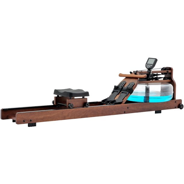 TRUNK Water Rowing Machine for Home Gym Fitness, Ash Wood Water Rower ...