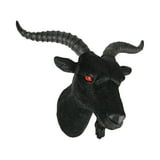Zeckos Black Resin Goat Bust Wall Sculpture Home Décor 16 inch ...
