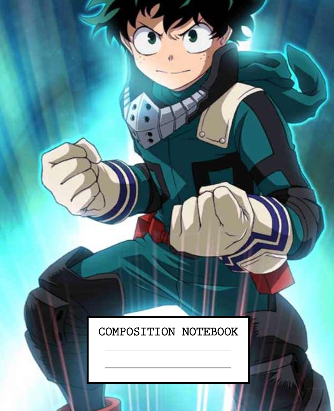 Composition Notebook : My Hero Academia Soft Glossy Cover Wide Ruled ...