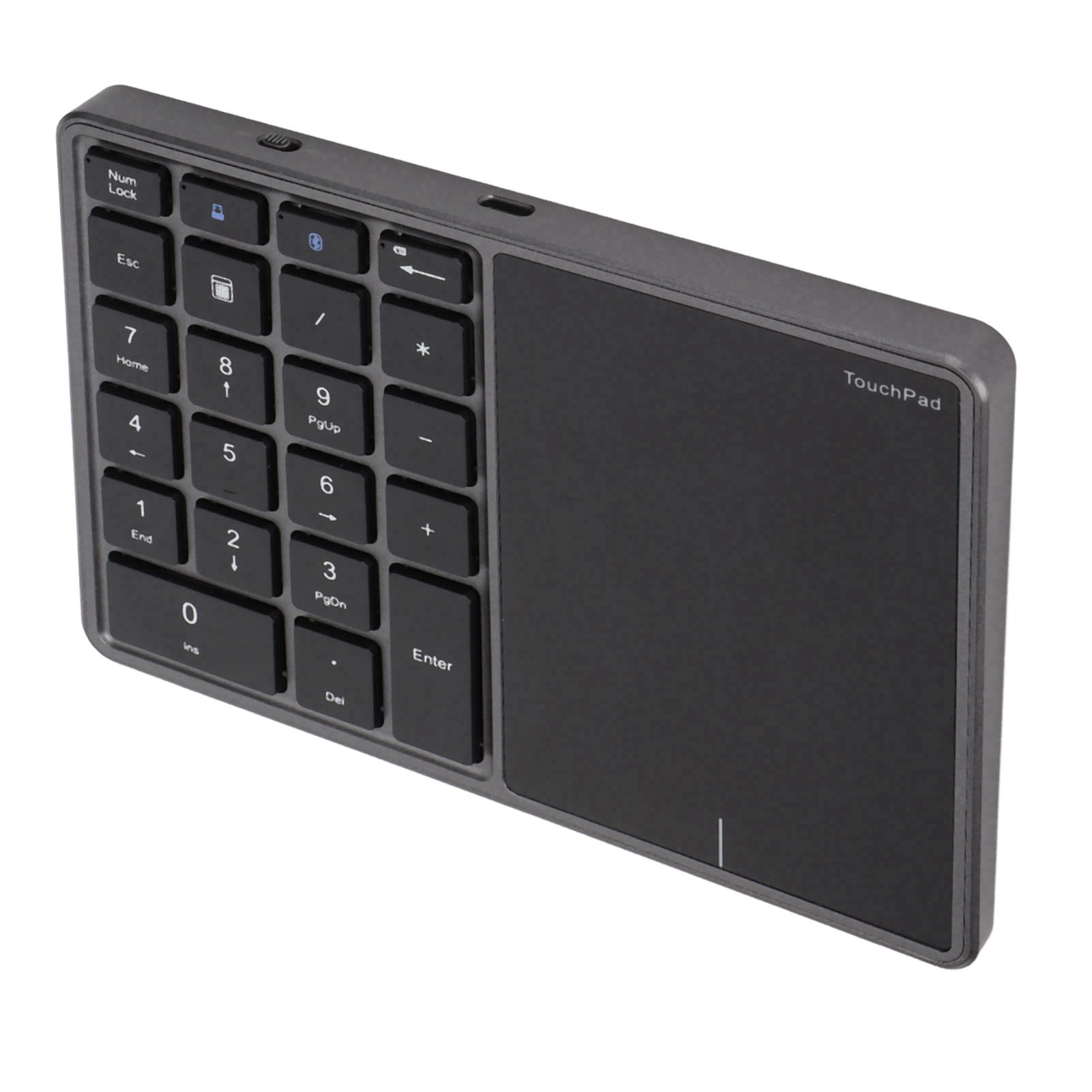 Teclado Numérico Con Touchpad, 2 EN 1 22 Teclas 2,4G Touchpad 4,2 ...