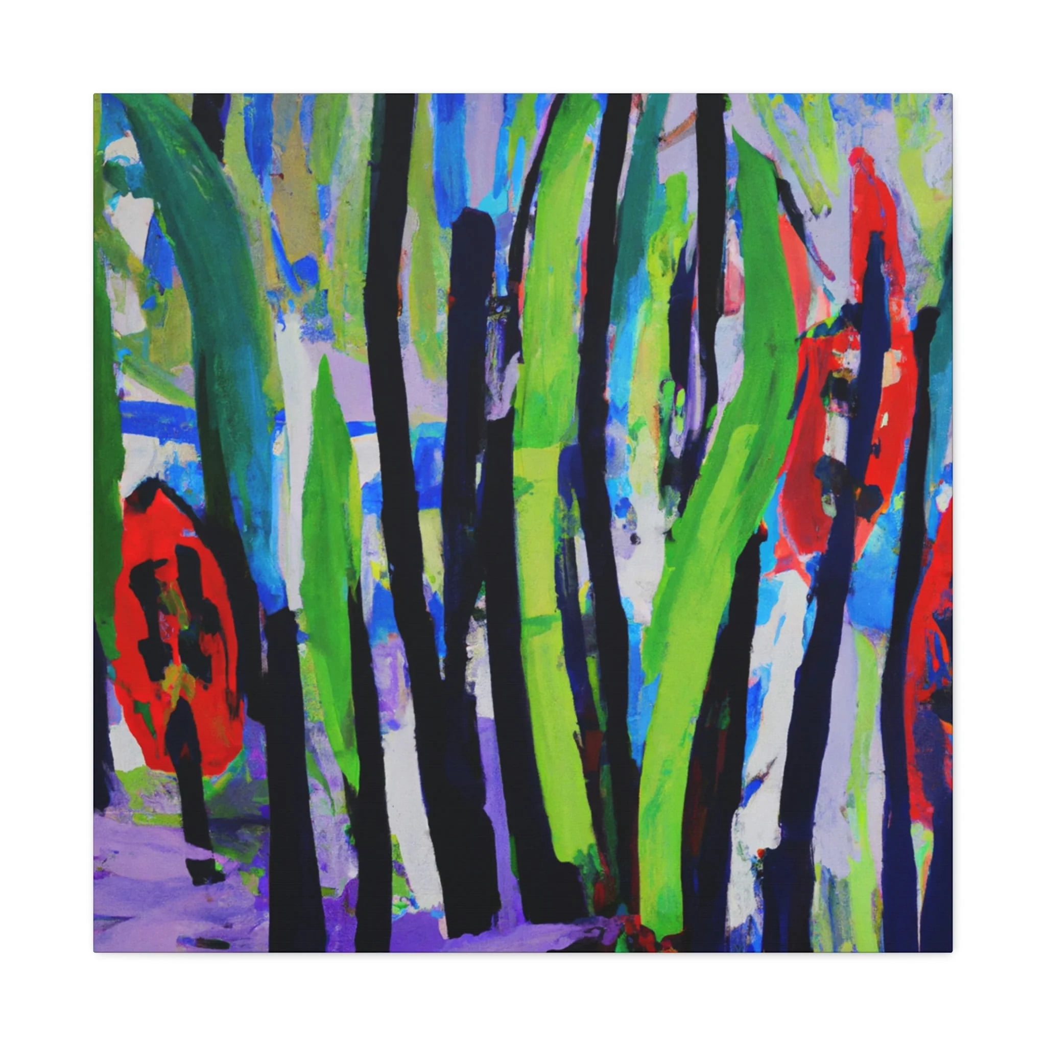 Lotus in Reflection - Canvas - Walmart.com