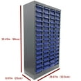 INTBUYING Parts Cabinet Bolt and Nut Tool Storage Cabinet with 60 ...