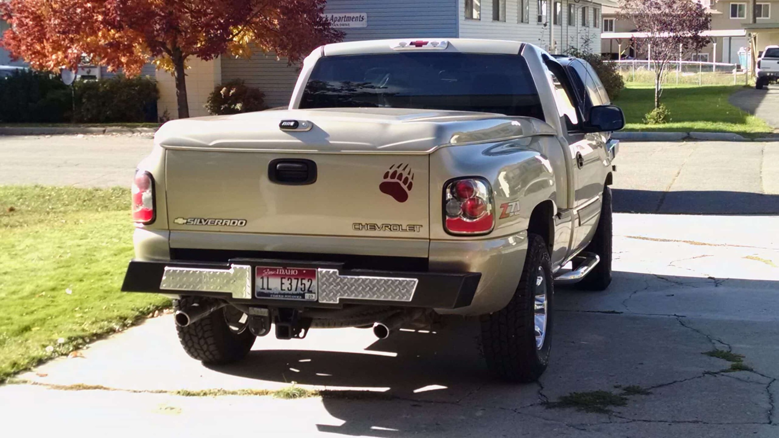 Chevy Bumper Stepside 1988-2000 Rear Large Bow Tie Bumper For Chevy ...