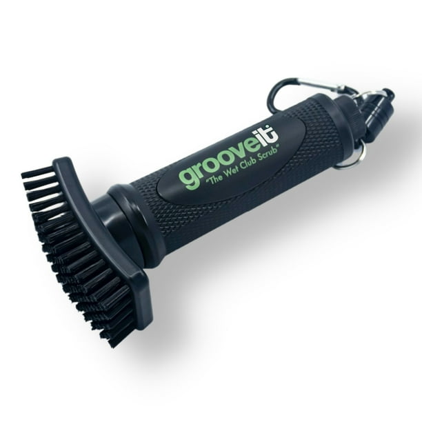 Grooveit "The Wet Club Scrub" Golf Club Cleaning Brush - Walmart.com