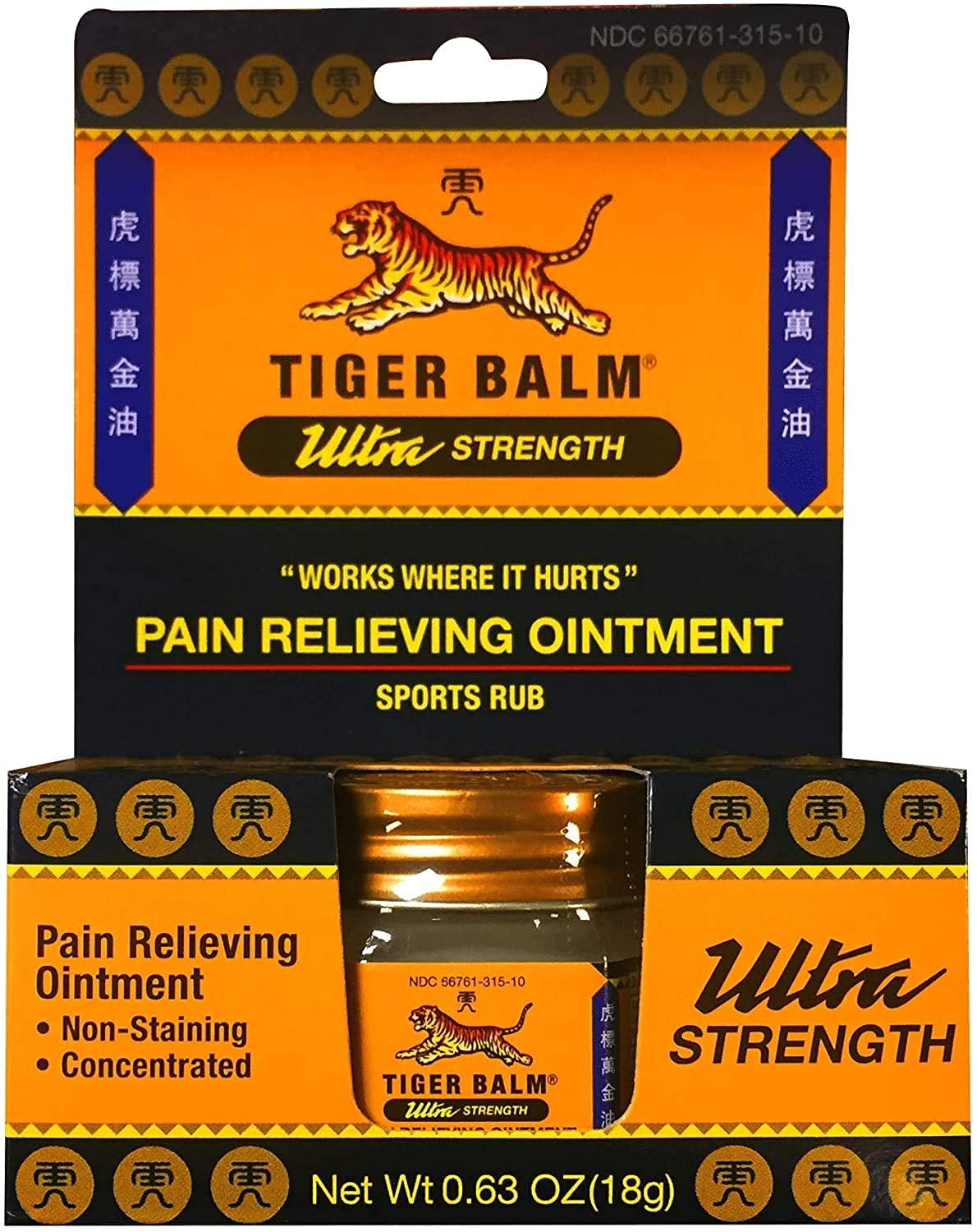 Pomada analgésica Tiger Balm Ultra, 18 g, paquete de 6 | Bodega Aurrera ...