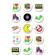 30 x Edible Cupcake Toppers Themed of 90s Party Collection of Edible ...