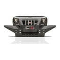 Fab Fours GR1010-1 Grumper Grill/Front Bumper, Matte Black, Fits 07-18 ...