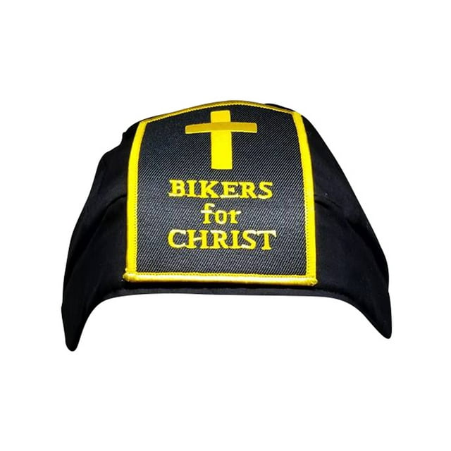 CHRISTIAN Doo-Rag with SWEATBAND Motorcycle Skull Cap Bikers Do-Bandana ...