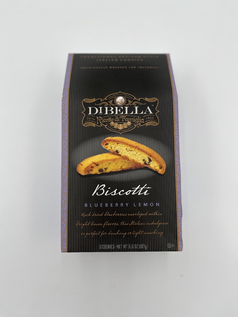 Dibella Biscotti Cookies – Authentic Italian Biscotti, Blueberry Lemon ...