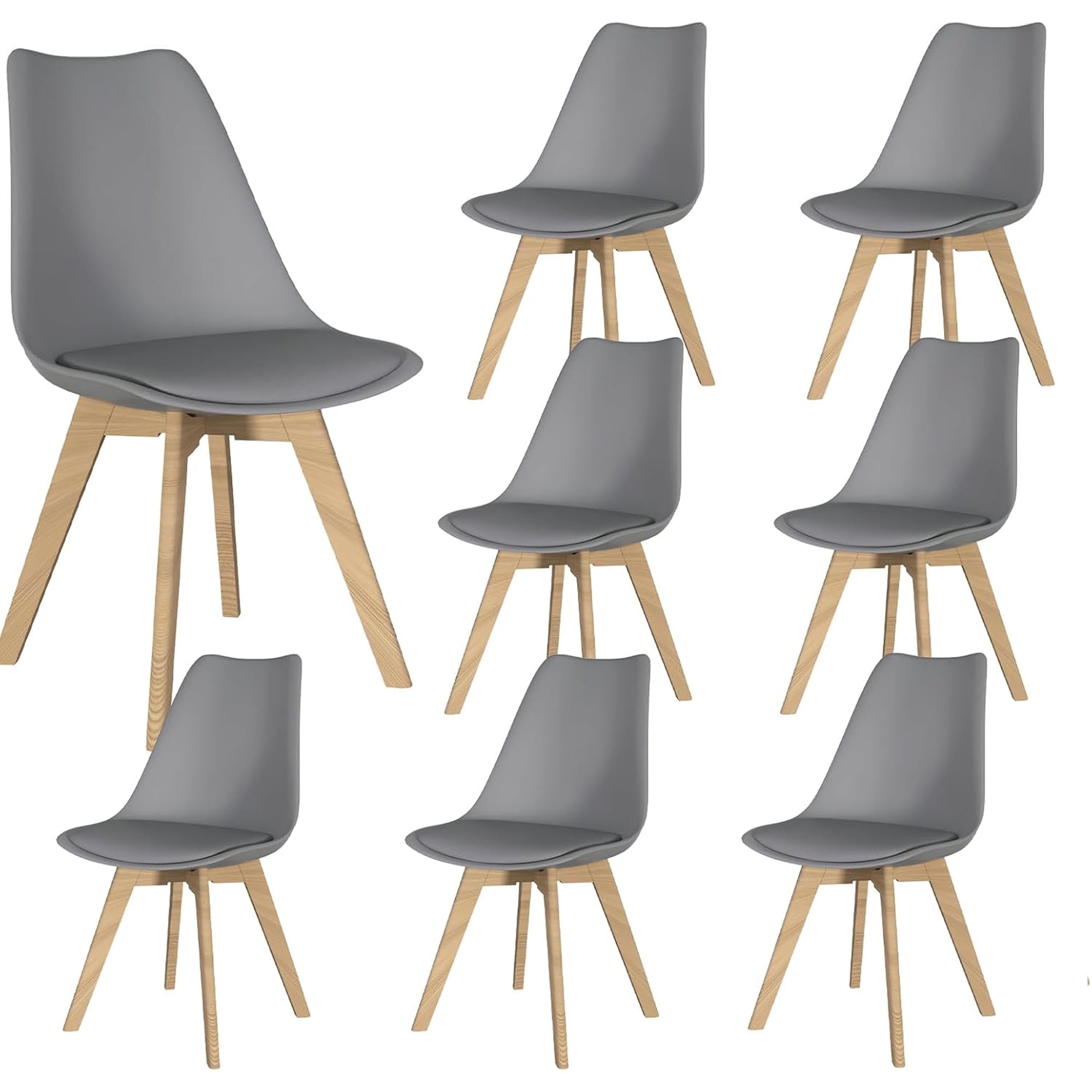 Click here for Jmgjoy Dining Chairs Set Of 8  Mid-Century Modern... prices