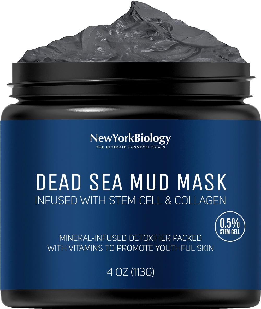 New York Biology Dead Sea Mud Mask for Face and Body with Stem Cell and ...