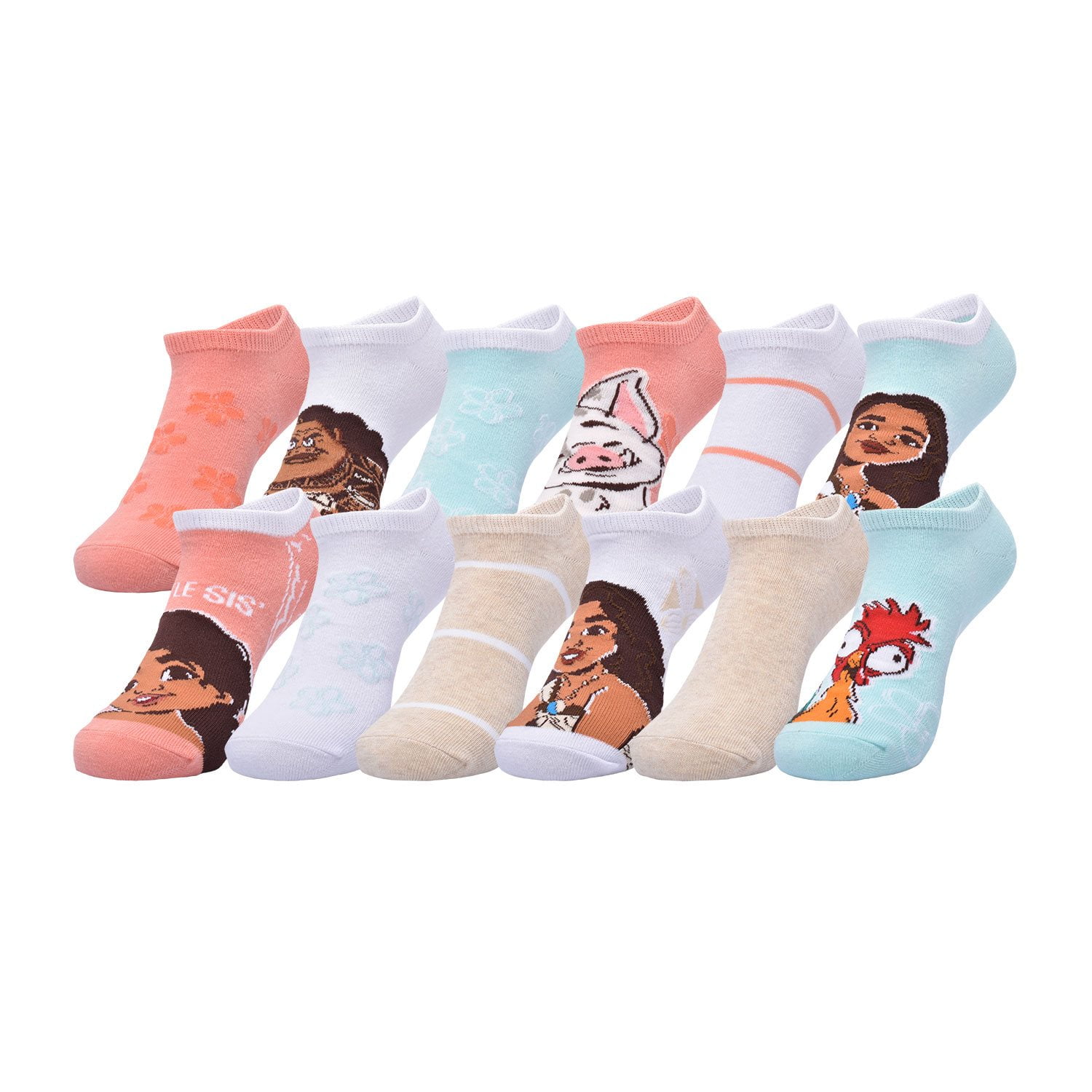 Character Girls 12-Pack No-Show Sock - Samsclub.com