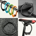 Yammee Bike Lock Cable 4-Digit Combination Bicycles Lock for Cycles ...