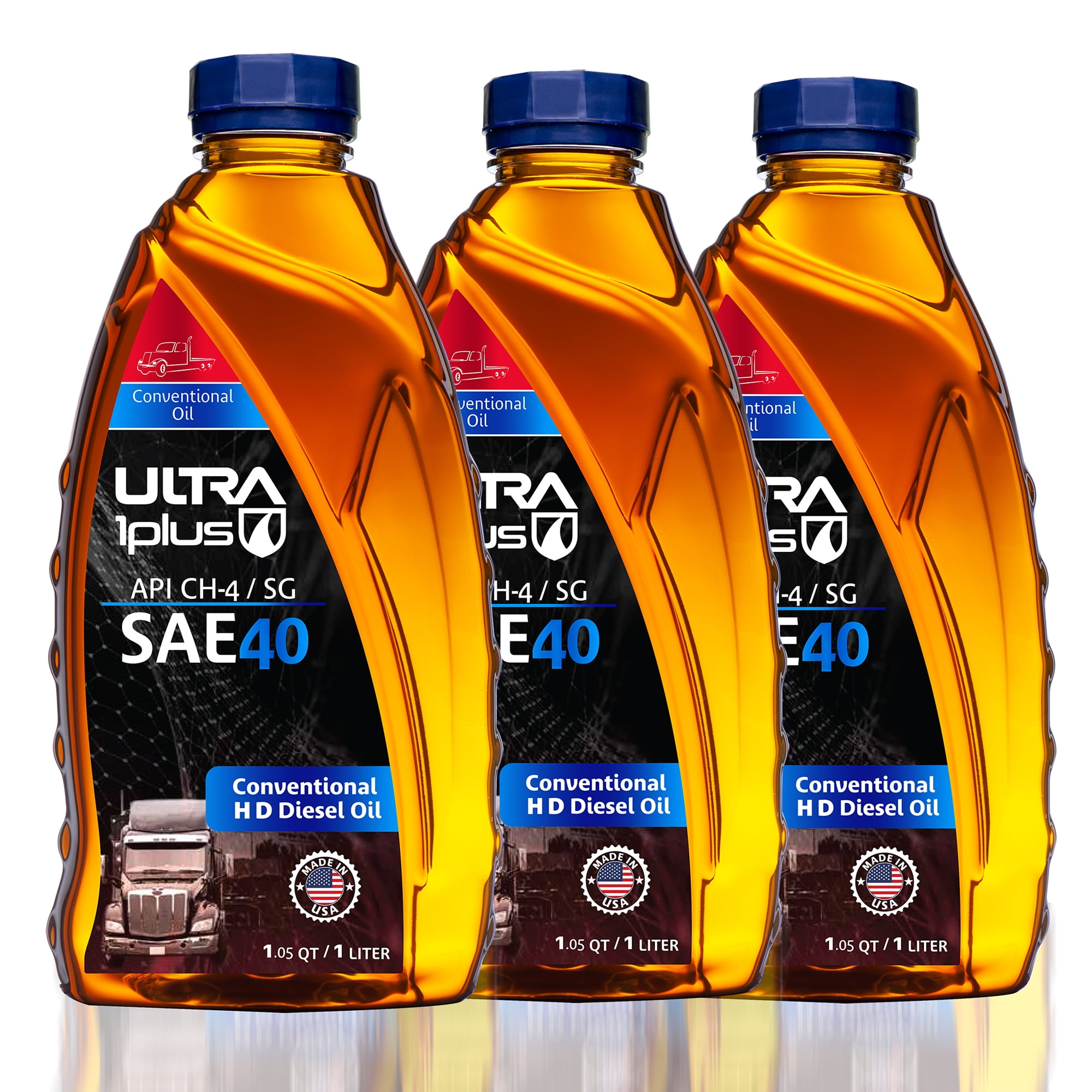 Ultra1Plus™ SAE 40 Conventional Heavy-Duty Motor Oil, API CH-4/SG | 3 ...