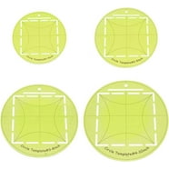 S SERENABLE 5 Pieces Wave Edge Rulers Quilting Rulers Cutting Rulers ...