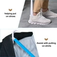 Convenient Dressing Stick Handicapped Auxiliary Shoehorn Two-in-one ...