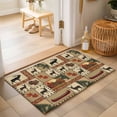 Autumn Forest Turkey Maple Leaves Rectangle Rug 2'x3' American Country ...