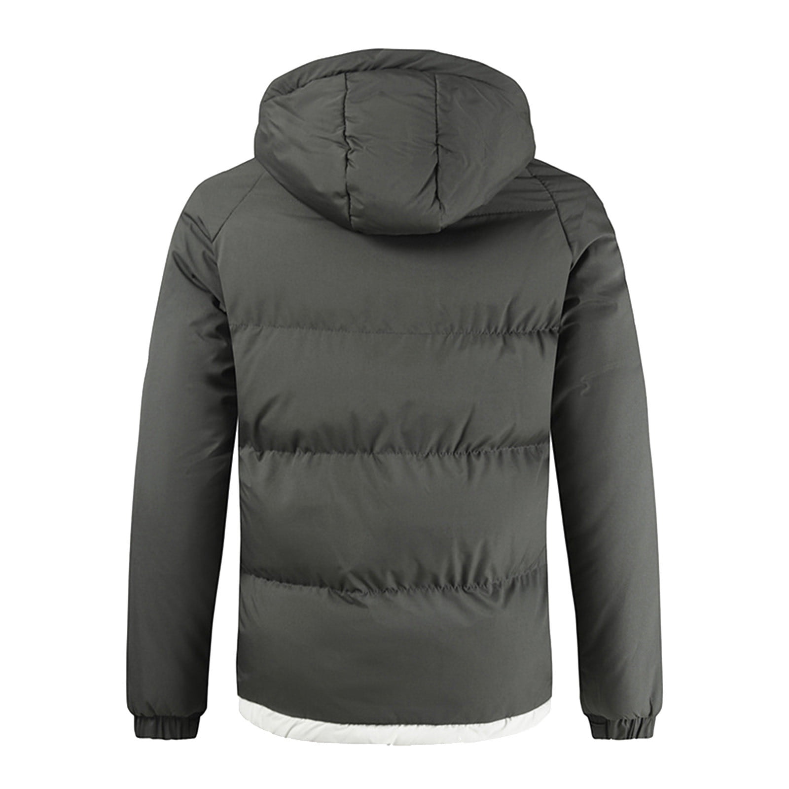 LEEy-world Warm Winter Coats for Men Men's Long-Sleeve Full-Zip ...