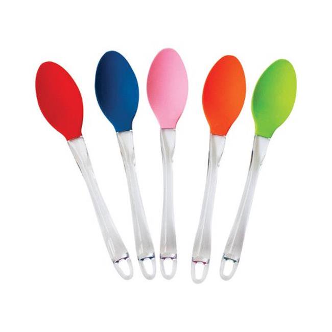01-1354 11 in. Plastic Handle Silicon Spoon - pack of 24 - Walmart.com ...