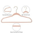 (2 pack) Better Homes & Gardens Velvet Clothing Hangers, 30 Pack, Pink ...