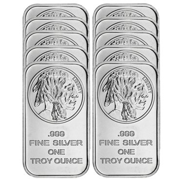 10 oz First Mint Silver Cast Bar .999 Fine - Walmart.com