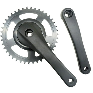 Bike Crank Arm Rhombic Hole 170mm Aluminum Alloy Single Speed Crankset ...