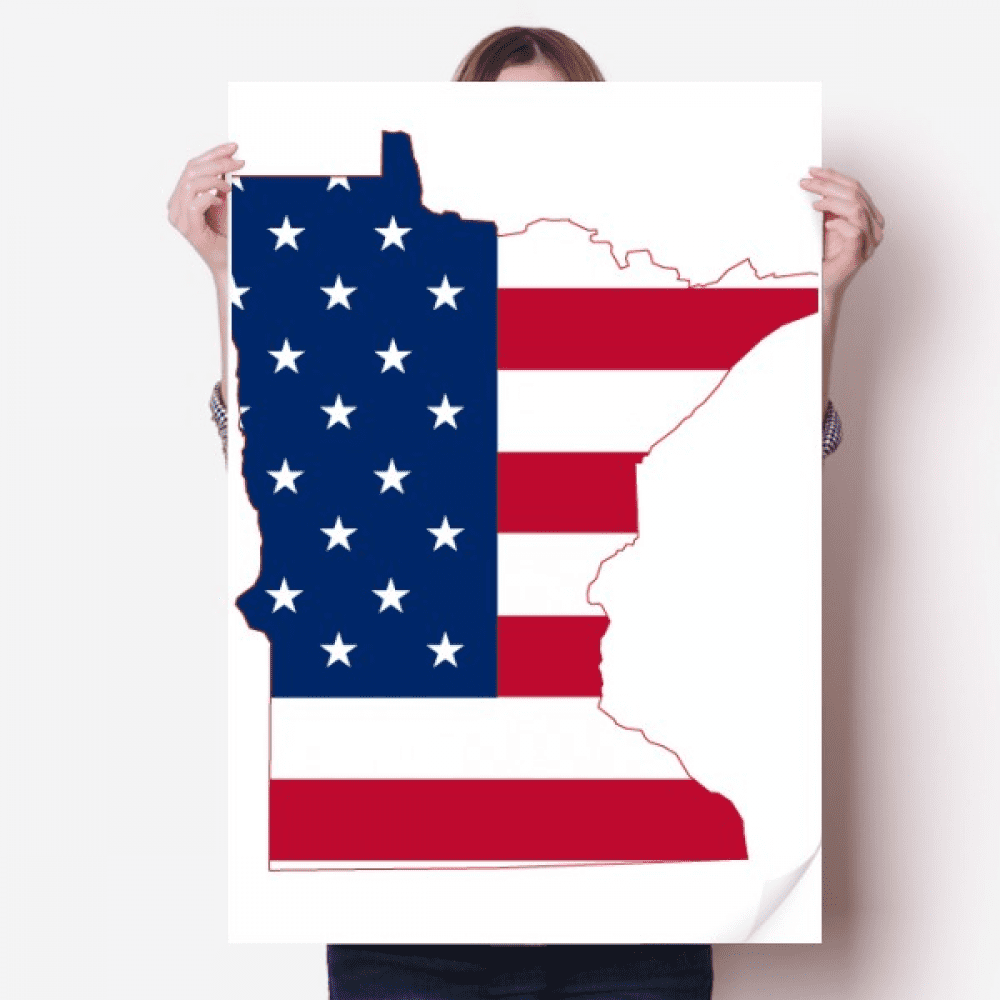Minnesota Sticker Decoration Poster Playbill Wallpaper Window Decal ...
