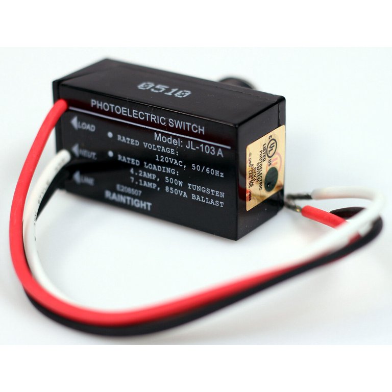 Outdoor Hardwire Light Control With Photocell Sensor Switch | Shelly ...