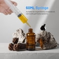 60ml Plastic Syringe with Cap, Large Syringes without Needle for Liquid ...
