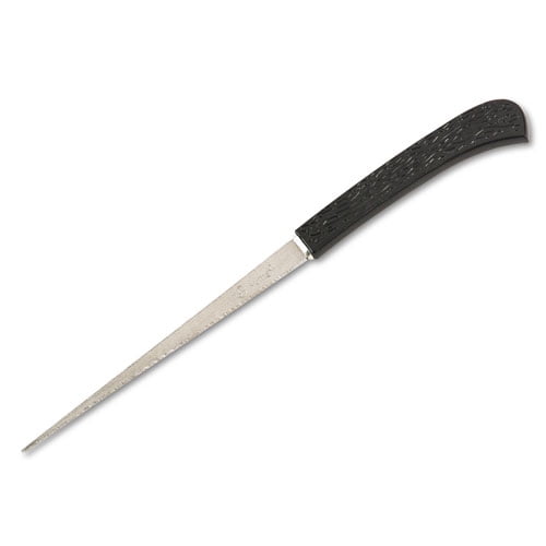 Serrated Blade Hand Letter Opener, 8", Black | Bundle of 10 Each ...