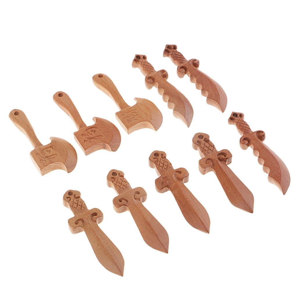Click here for Shangren 10 Pcs Peach Wooden Beads With Hole Woode... prices