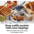Classic Waffle Iron, 4 Square Belgian Waffle Maker, Non-Stick with ...