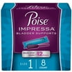Poise Impressa Women's Incontinence Bladder Support for Women, Size 1 ...