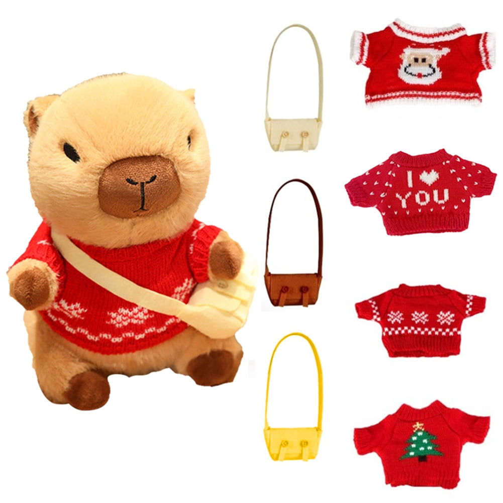 Capybara Plushies Kawaii Juguete Con Ropa Y para Amigos | Walmart en línea