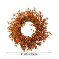 Fall Wreath, Autumn Wreath for Front Door with Oak Leaves for ...