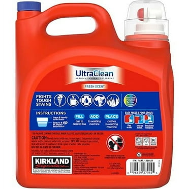 Kirkland Signature Ultra Clean HE Liquid Laundry Detergent, 146 loads ...