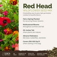 Eden Brothers Red Head Wildflower Mixed Seeds for Planting, 5 lb ...