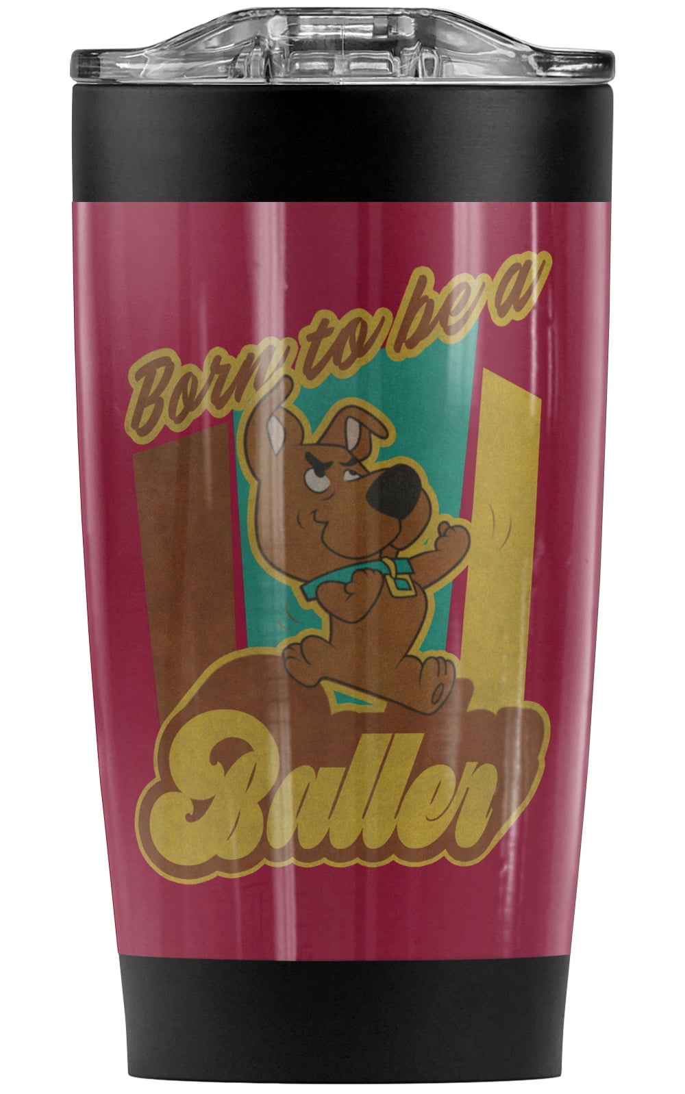 Scooby Doo Born To Be A Baller Stainless Steel Tumbler 20 oz Coffee ...