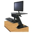 Kantek Desktop Adjustable Standing Workstation with Securing Clamp ...