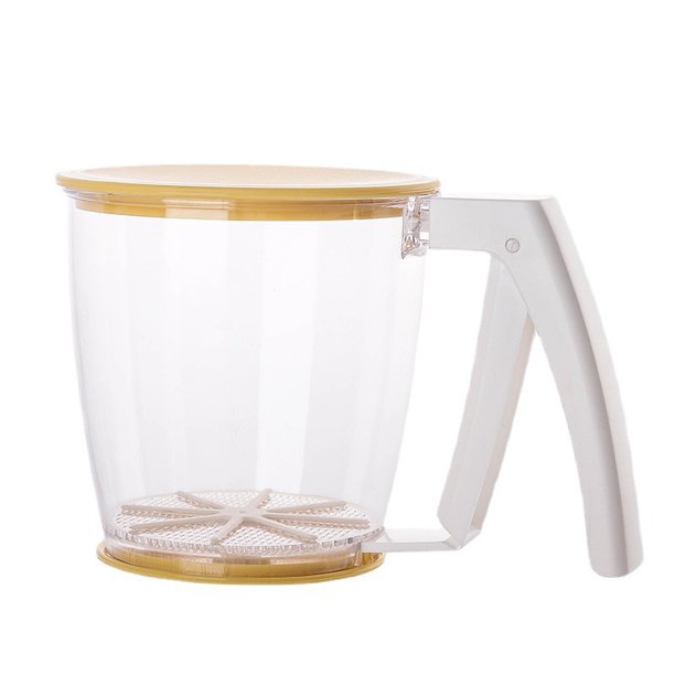 Cup Shape Design Fine Mesh Sieve Flour Sieve with Handle Utensils Fine ...