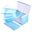 Disposable Face Mask - Pack of 50 Single Use Protective Masks With 3 ...