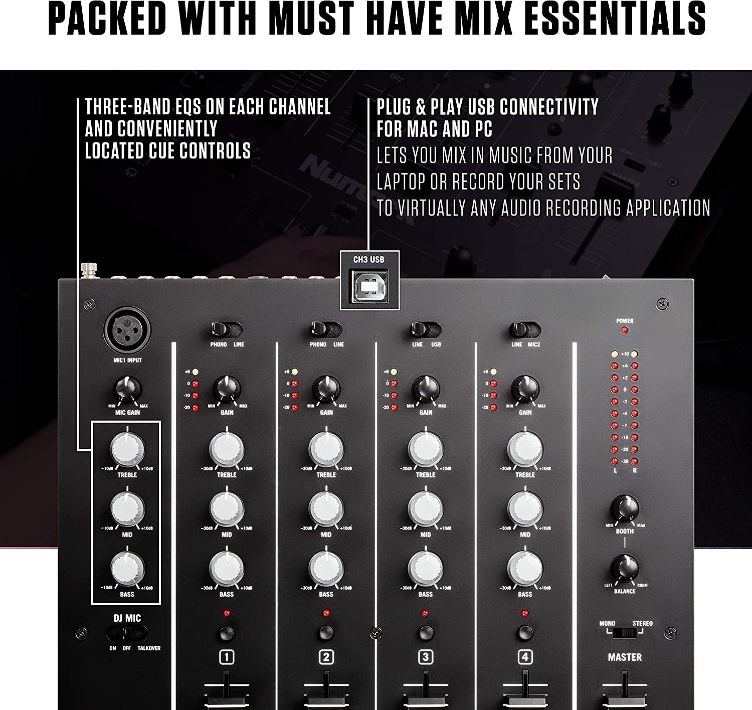Numark M6 Audio Out